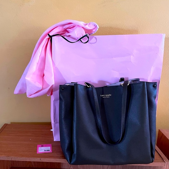 Bags | Kate Spade Carlyle Pebbled Leather Large Bag In Duck Green Color ...